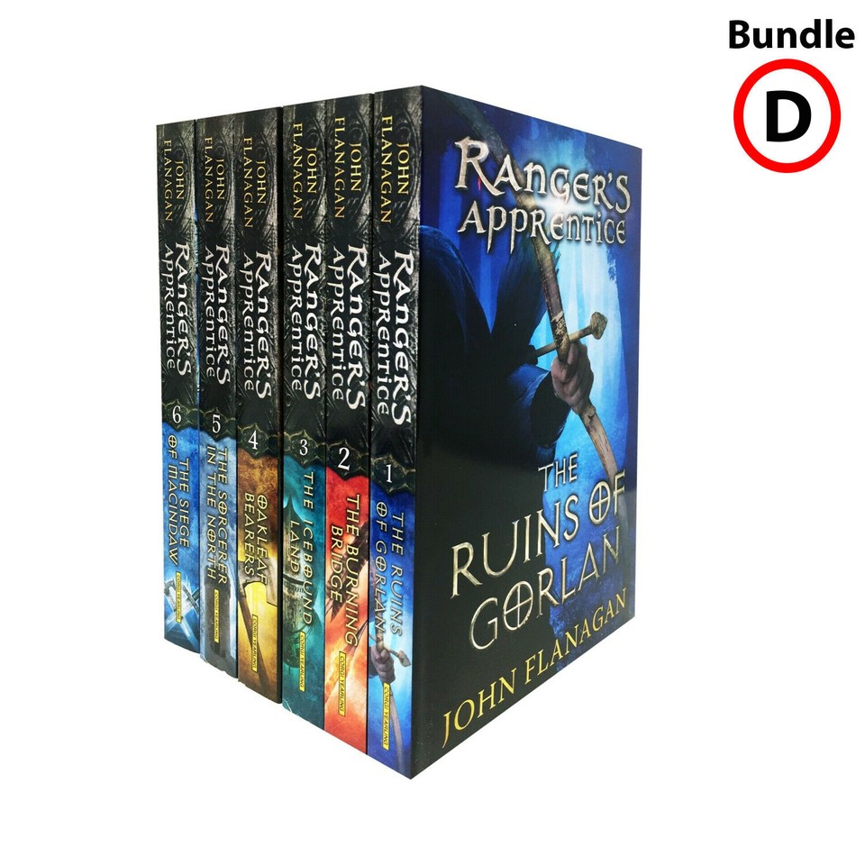 Rangers Apprentice Series collection John Flanagan Books Set Fantasy ...