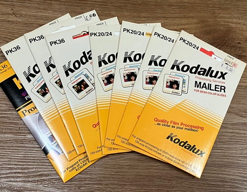 Seven Kodak Kodalux Film Processing Services Mailer for Color Slides | eBay