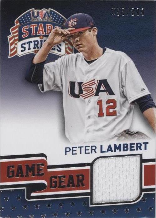 2015 Panini Stars and Stripes - Game Gear Peter Lambert #81 /299 (MEM ...
