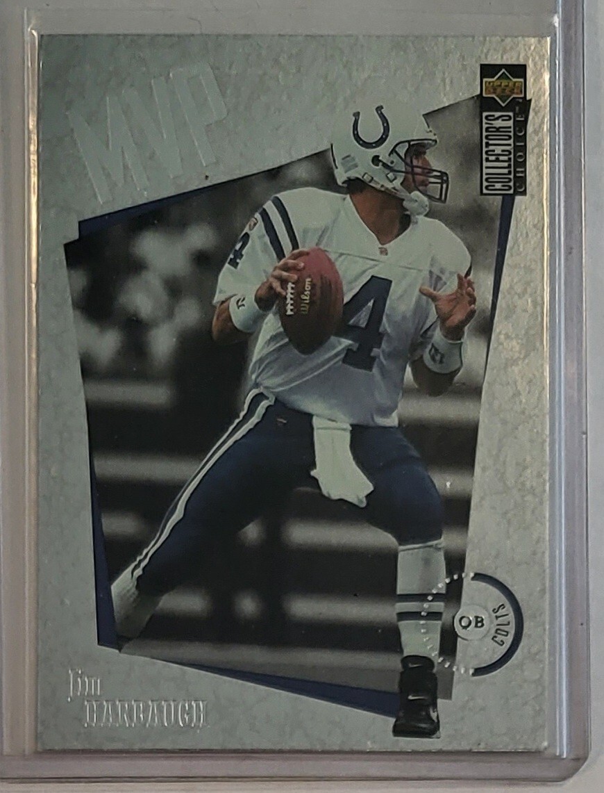 1996 Upper Deck Collector's Choice MVP #M20 Jim Harbaugh Indianapolis ...