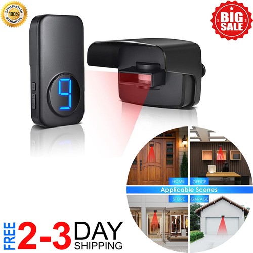 Driveway Alarm Wireless Motion Sensor Alarm Outdoor Indoor Weather ...