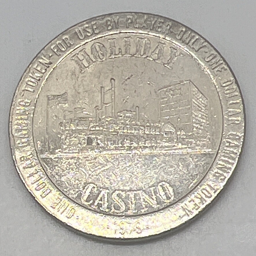 Holiday Casino $1 Slot Gaming Token Las Vegas Nevada Franklin Mint 1979 ...