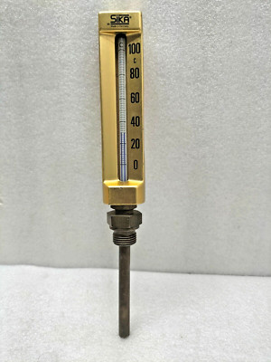 SIKA INDUSTRIAL THERMOMETER 0-100°C STRAIGHT | eBay
