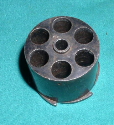 EARLY WEBLEY .38 CALIBER SOLID FRAME REVOLVER CYLINDER gun part TG6051 ...