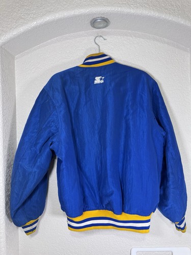 Vtg St.Louis Rams Jacket Adult Medium Blue Long Sleeve Starter Pro Line ...
