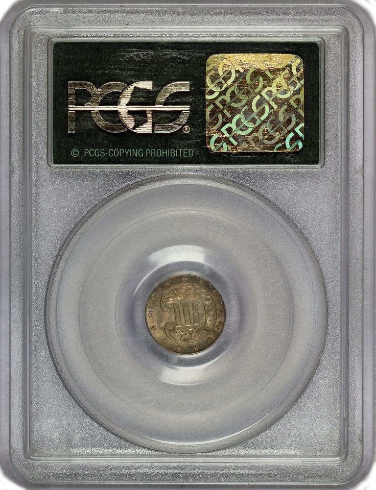 1861 3CS Three Cent Silver Trime PCGS MS62 Uncirculated Coin | eBay