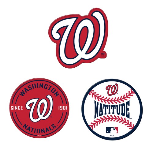 WinCraft Washington Nationals 3-Pack Premium Fridge Magnet Set | eBay