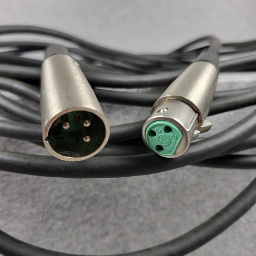 25' Vintage Belden 8423 Microphone Cable w/ 3-pin XLR Male/Female ...