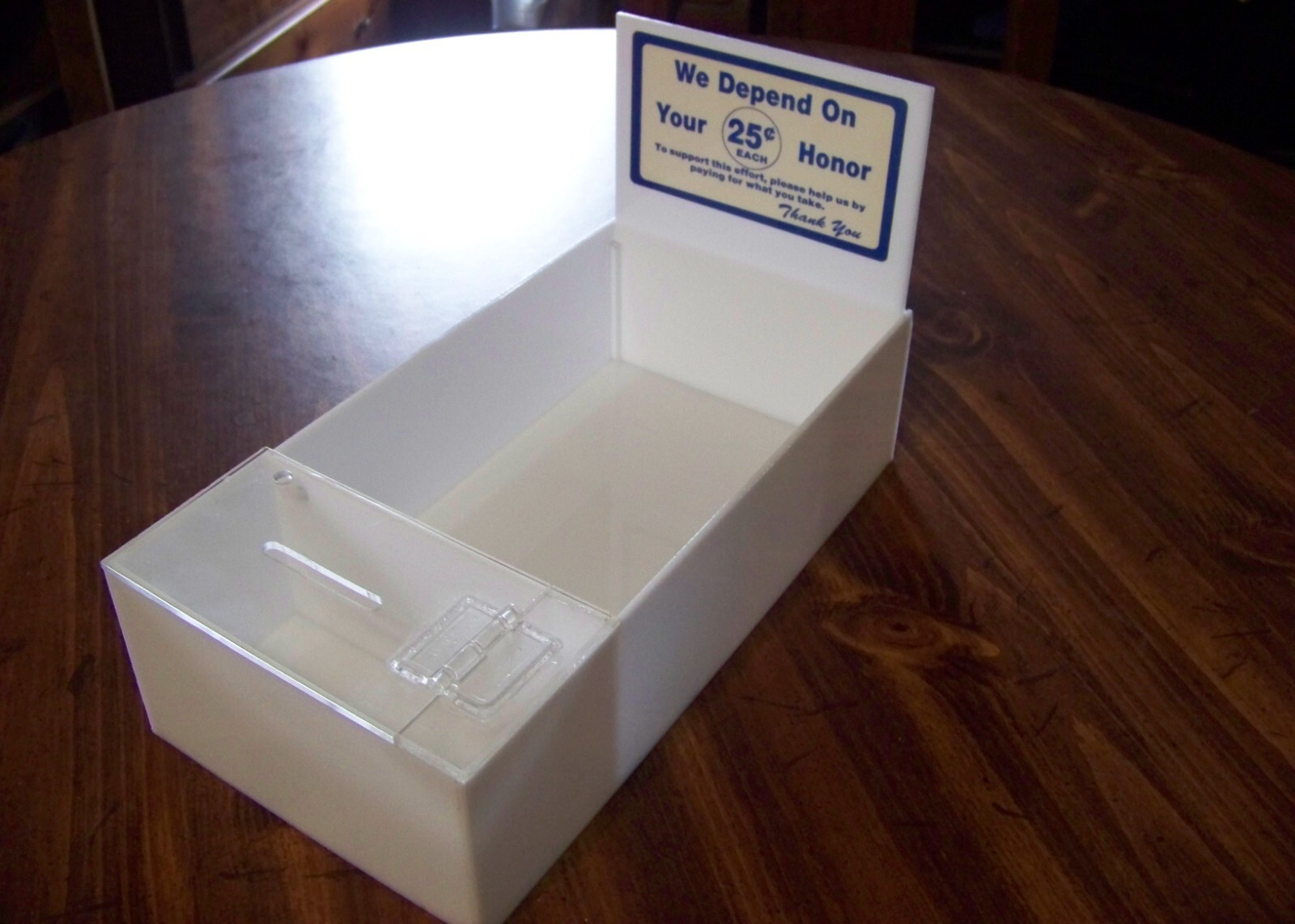 Honor System Vending Boxes - Plastic w/ Lockable Coin Section | eBay
