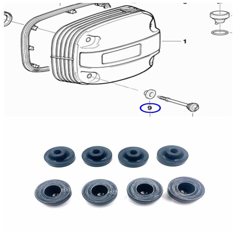 Engine side cover bolt sealing rubber For BMW R1200GS R1200RT R1200ST ...