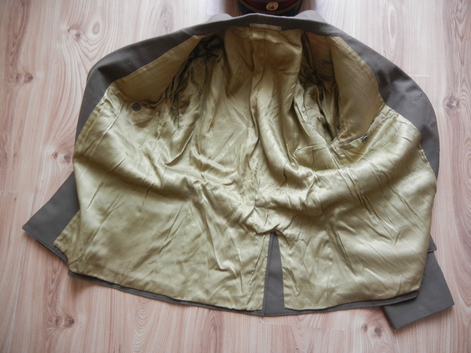 Vintage Russian Soviet Officer Army USSR Uniform Jacket Military + CAP ...