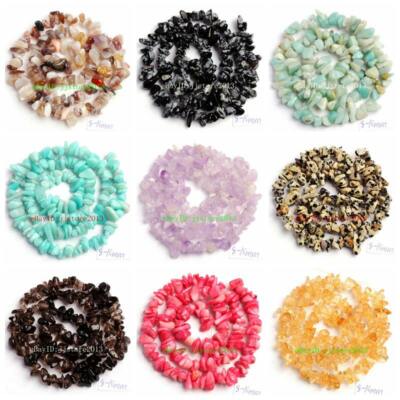 5-8mm Natural Stone 39 Type Material Chip Shape DIY Jewelry Loose Beads ...
