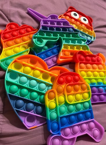 Rainbow Pop-Its Lot of 6 Assorted | eBay