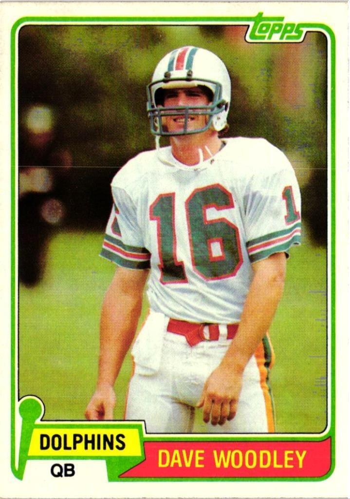 DAVE WOODLEY 1981 Topps FB #174 BUY ANY 2 ITEMS FOR 50% OFF ...