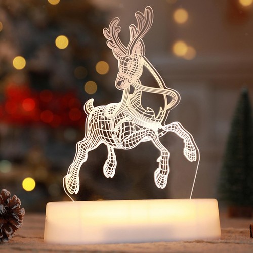 Christmas Acrylic Night Light Christmas Decoration for Living Room | eBay
