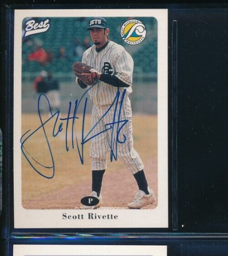 1996 Best #23 Scott Rivette West Michigan Whitecaps Signed Autograph ...