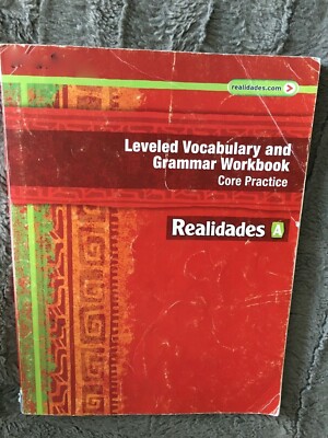 REALIDADES SPANISH VOCAB & GRAMMAR PRACTICE WORKBOOK-8TH GRADE MIDDLE ...