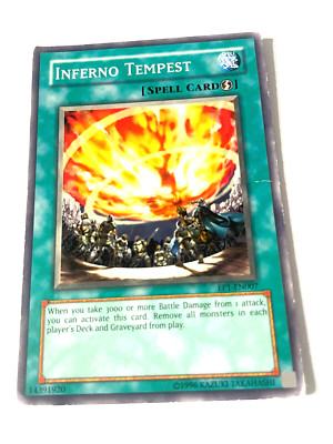 Inferno Tempest - EP1-EN007 - Common - Unl Edition - Damaged - YuGiOh ...