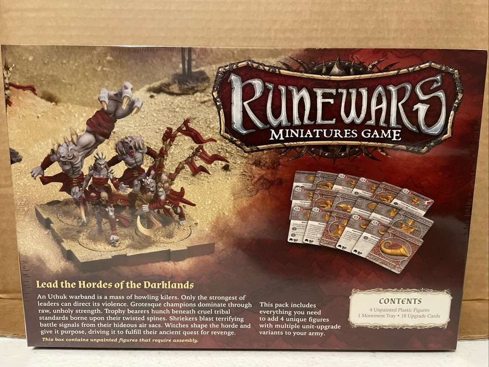 Runewars Miniatures Game - Uthuk Y'llan Infantry Command | eBay