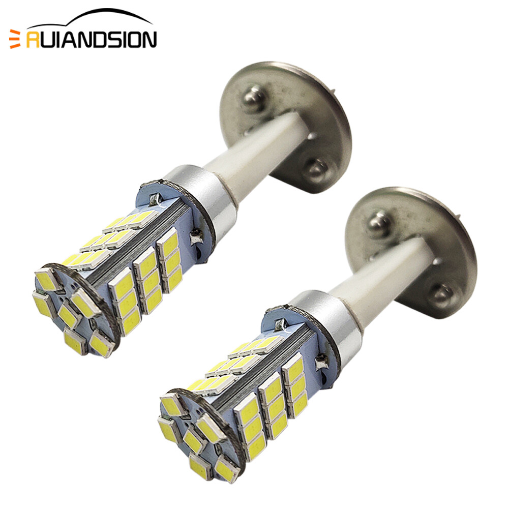 H1/ H3 LED White/Amber/Red/Green/Blue Car Fog Light DRL Globe 12V-24V ...