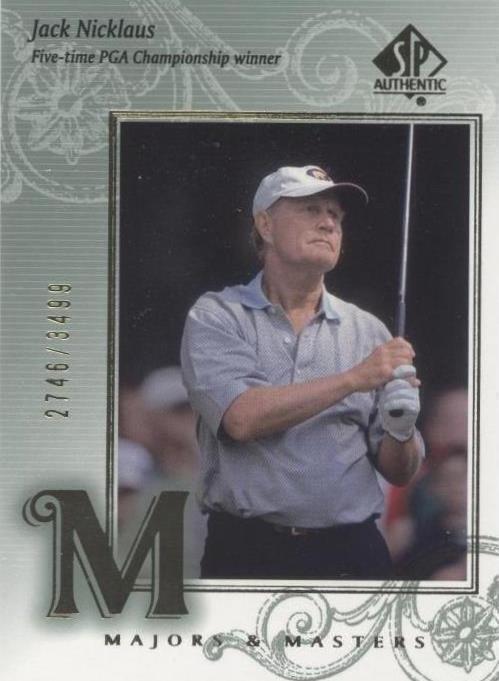 2002 SP Authentic - Majors & Masters Jack Nicklaus #122 /3499 for sale ...