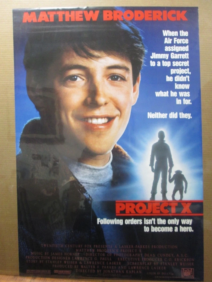 Project X 1987 Poster