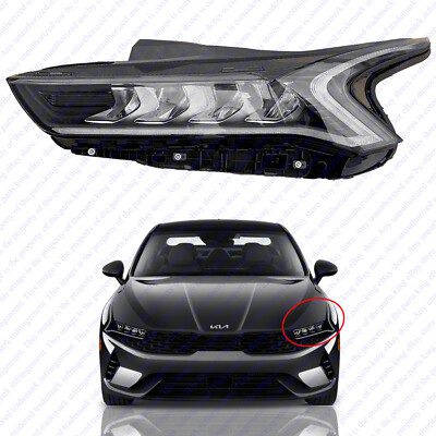 For 2021 2023 Kia K5 LX EX Front Full LED Headlight Lamp Assembly Left ...