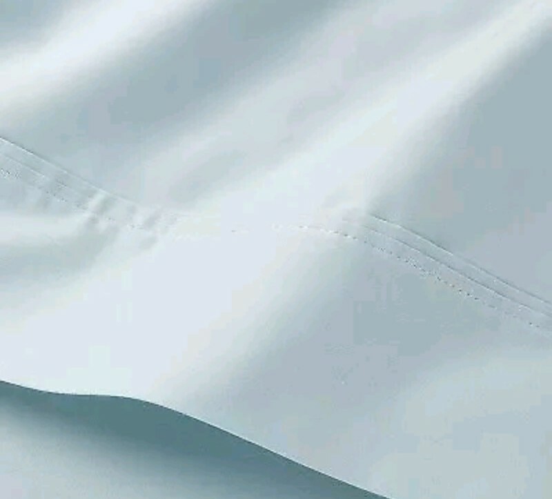 Threshold Signature - Queen Mint Ash Solid Flat Sheet * 100% Cotton | eBay