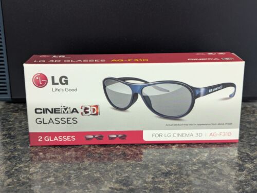 "LG Cinema" 3D Glasses Light Weight - 2 Glasses Bundle - New in Box AG ...