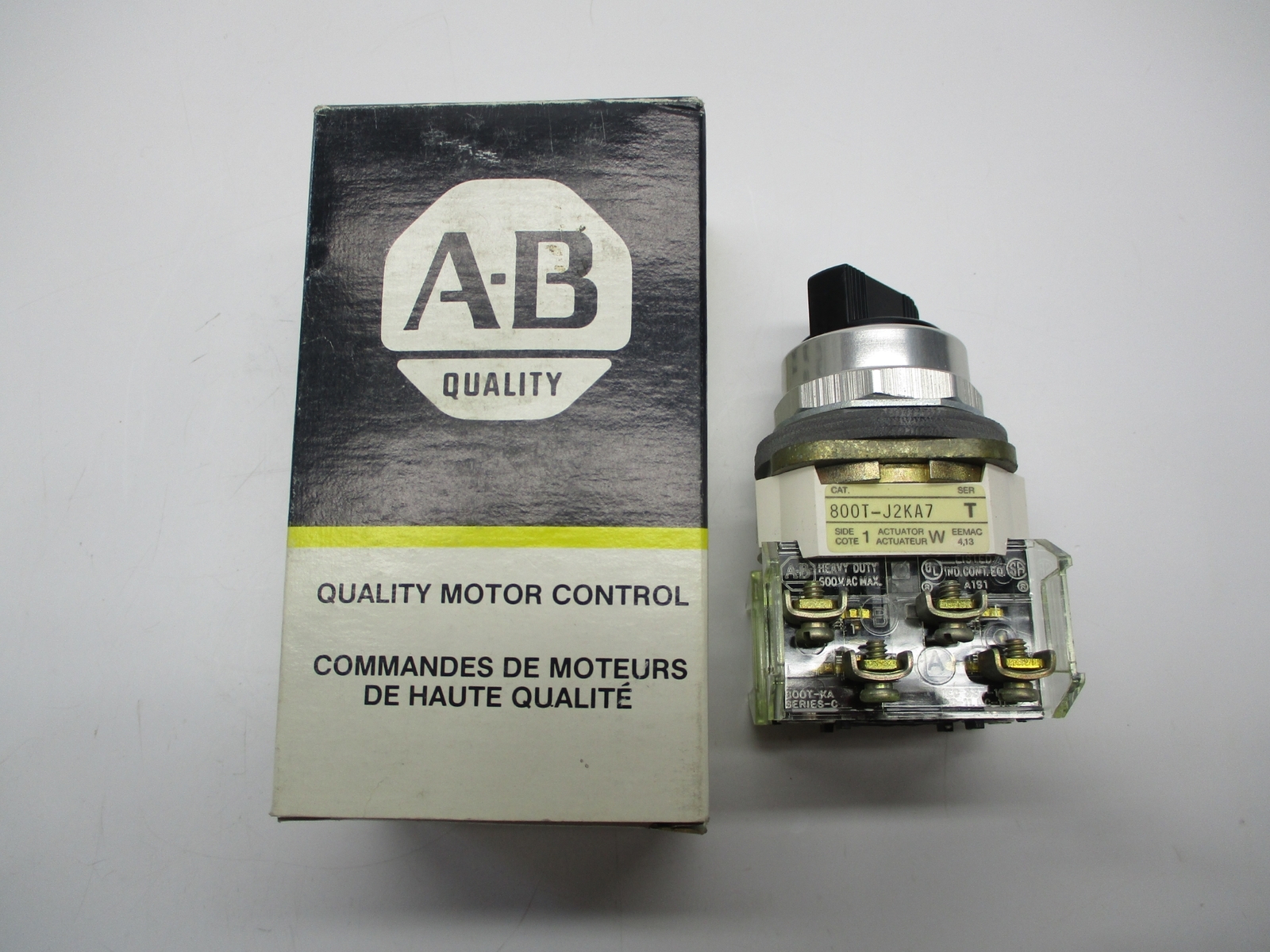 3pc Allen Bradley 3 Position Selector Switch 800t-j2ka7 for sale online ...