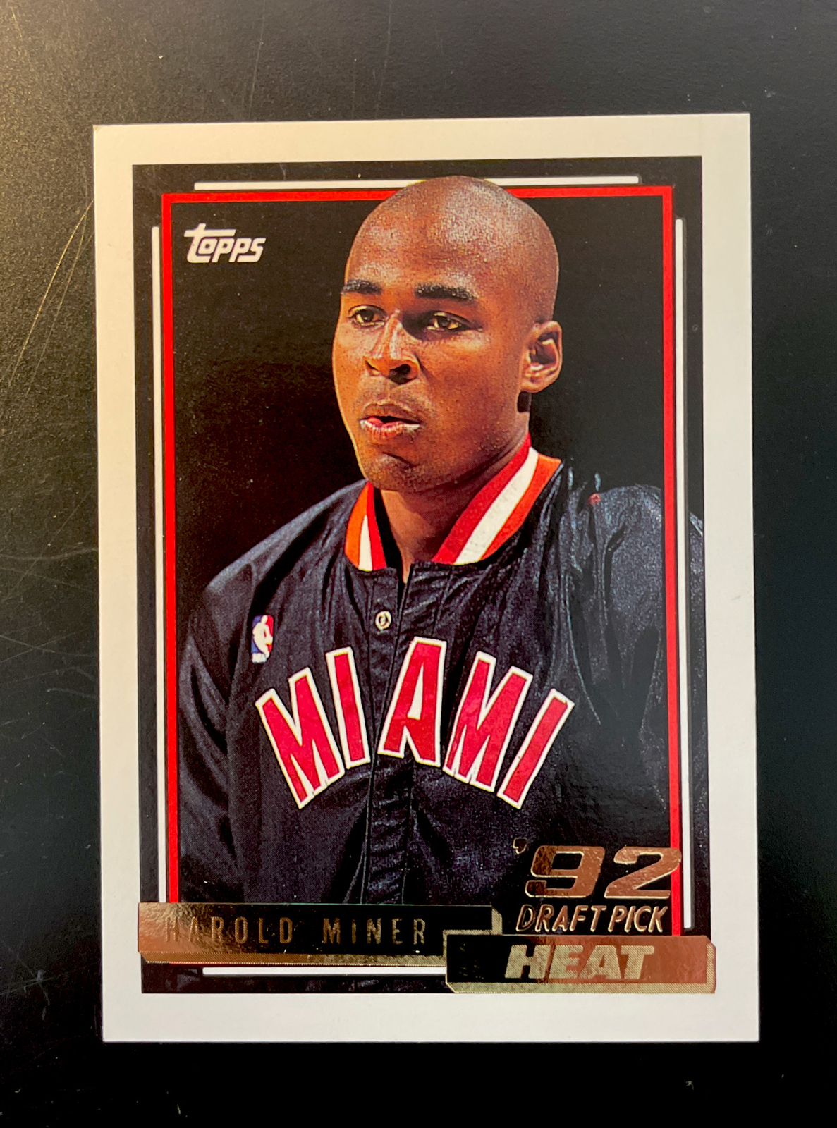 1992-93 Topps Basketball Gold 1992 Draft Pick # 278 Harold Miner RC ...