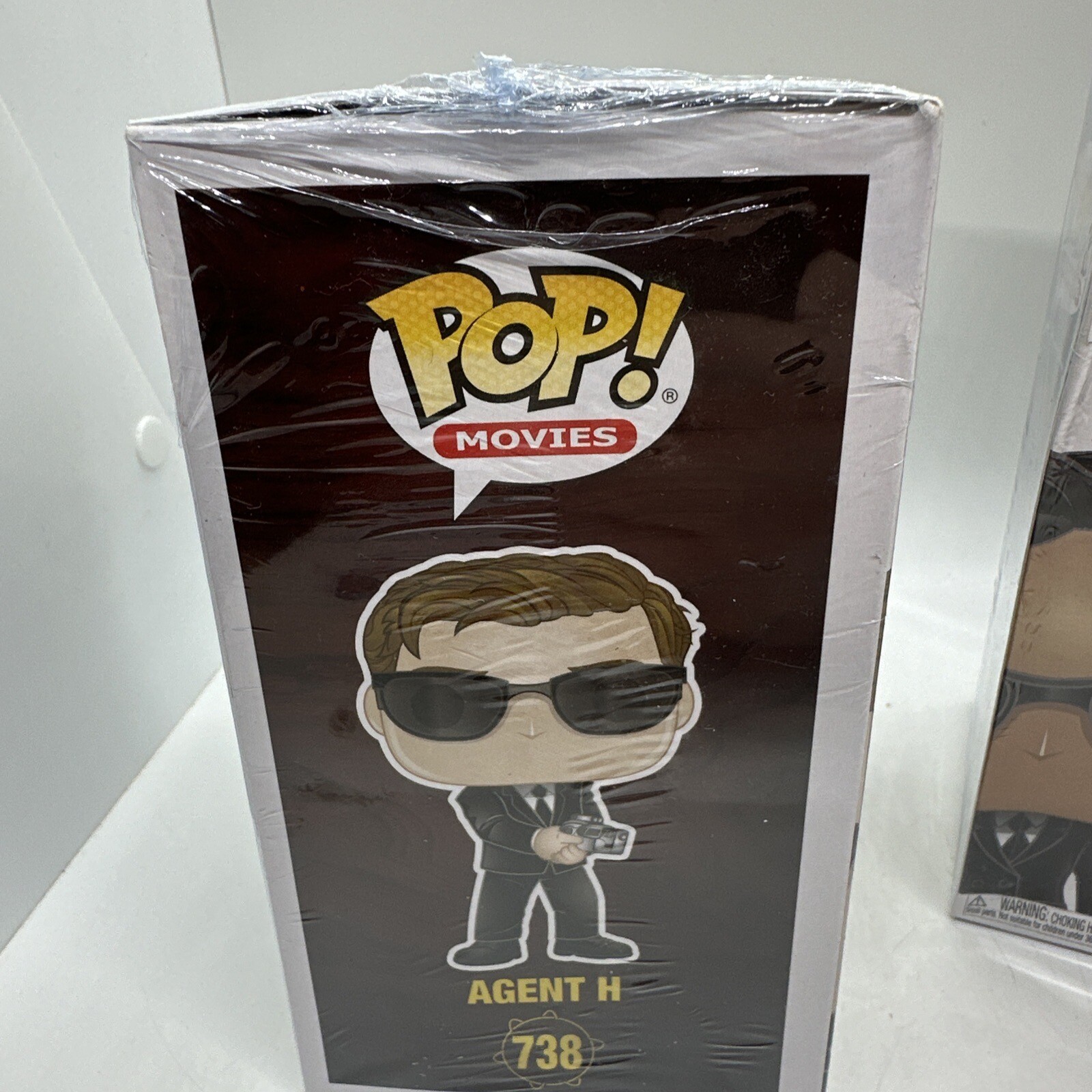 NEW FUNKO POP! MOVIES MIB Men In Black INTERNATIONAL AGENT H & M 738 ...