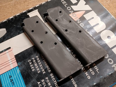 2 Colt 1911 45acp Original Parkerized USGI 7rd. Magazines | eBay