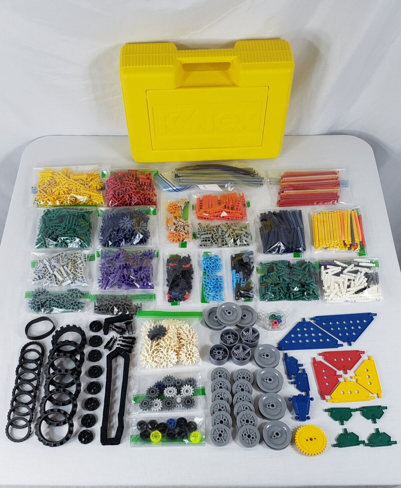 K'Nex Pieces Micro Building Pieces 4lbs. Plus Carrying Case | eBay