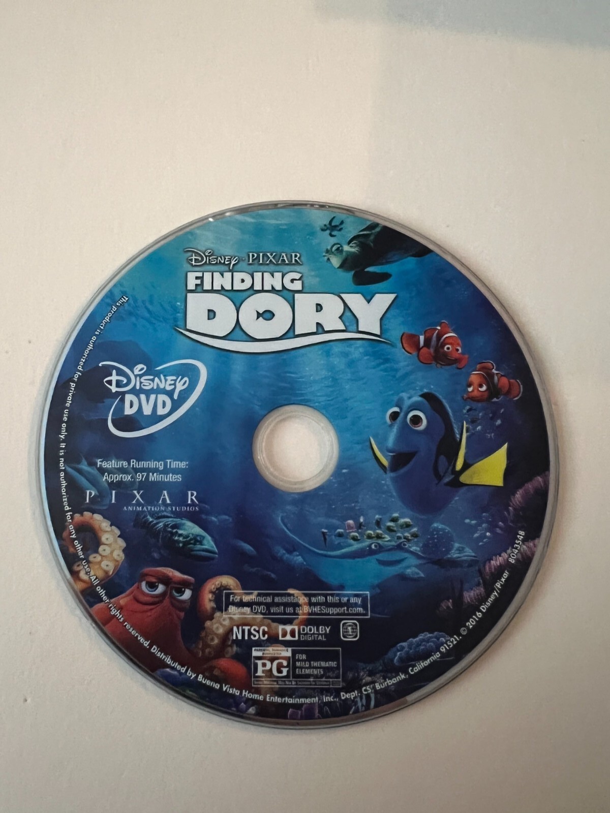 Finding Dory (DVD only, 2016) 786936851052| eBay