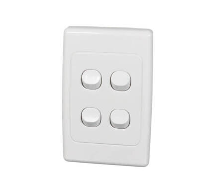 Four 4 Gang Light Switch (Pack of 5) | eBay Australia