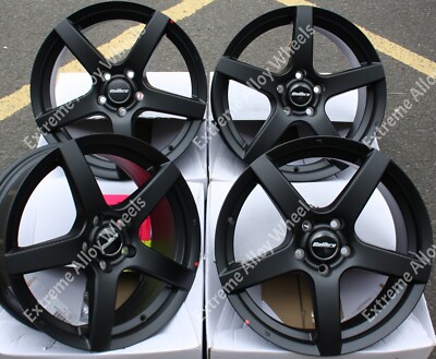 15" Black Pace Alloy Wheels Fits Subaru Forester Impreza 5x100 pcd only ...