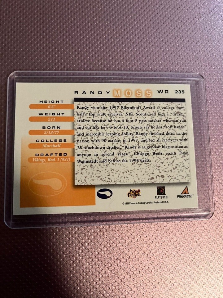 Randy Moss Rookie Card - Score, Double-Sealed | eBay