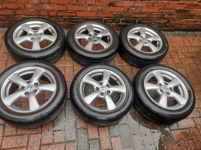 1x Honda Civic Mk8 16" Inch Alloys wheels 6.5jx16 205/55R16 + Good ...