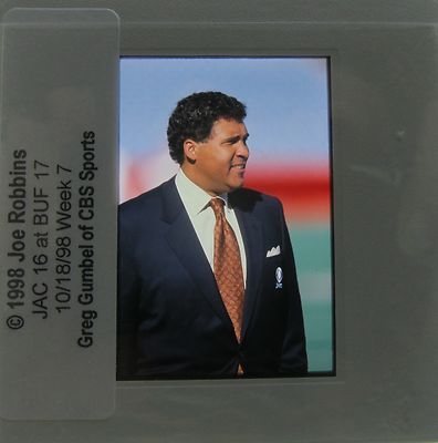 GREG GUMBEL CBS NBC Sportscaster Inside the NFL ORIGINAL SLIDE 1 | eBay