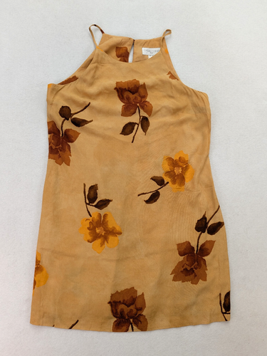 Casual Coner Vintage 90s Women's Dress Size 12 Yellow Floral Mini | eBay