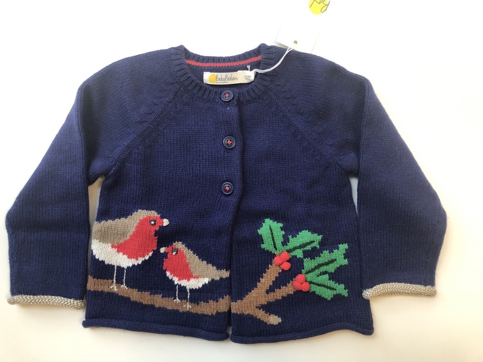 NWT Mini Boden Robin Knitted Cardigan | eBay