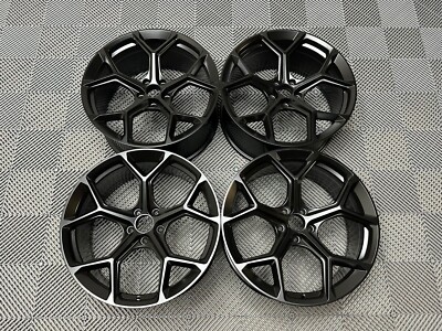 21” 2023 RS6 Style Alloy Wheels Satin Black Audi A5 A6 A7 A8 5x112 ...