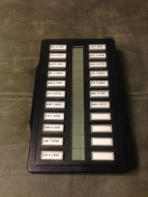 Nortel Meridian Aastra M522 22 Button Add-On NT4X43 | eBay