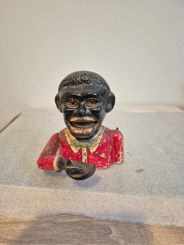 Old Or Vintage Cast Iron Jolly Money Box | eBay UK