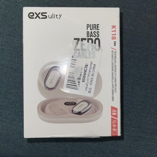 exsulity Pure Bass ZERO Cables K118 OWS Bluetooth Earphones, Hands-Free Mobile | eBay