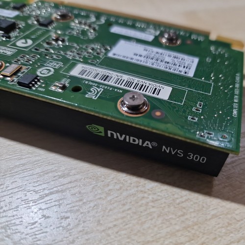 NVIDIA NVS 300 512MB GDDR3 DVI-I GRAPHICS LOW PROFILE - TESTED WORKING ...