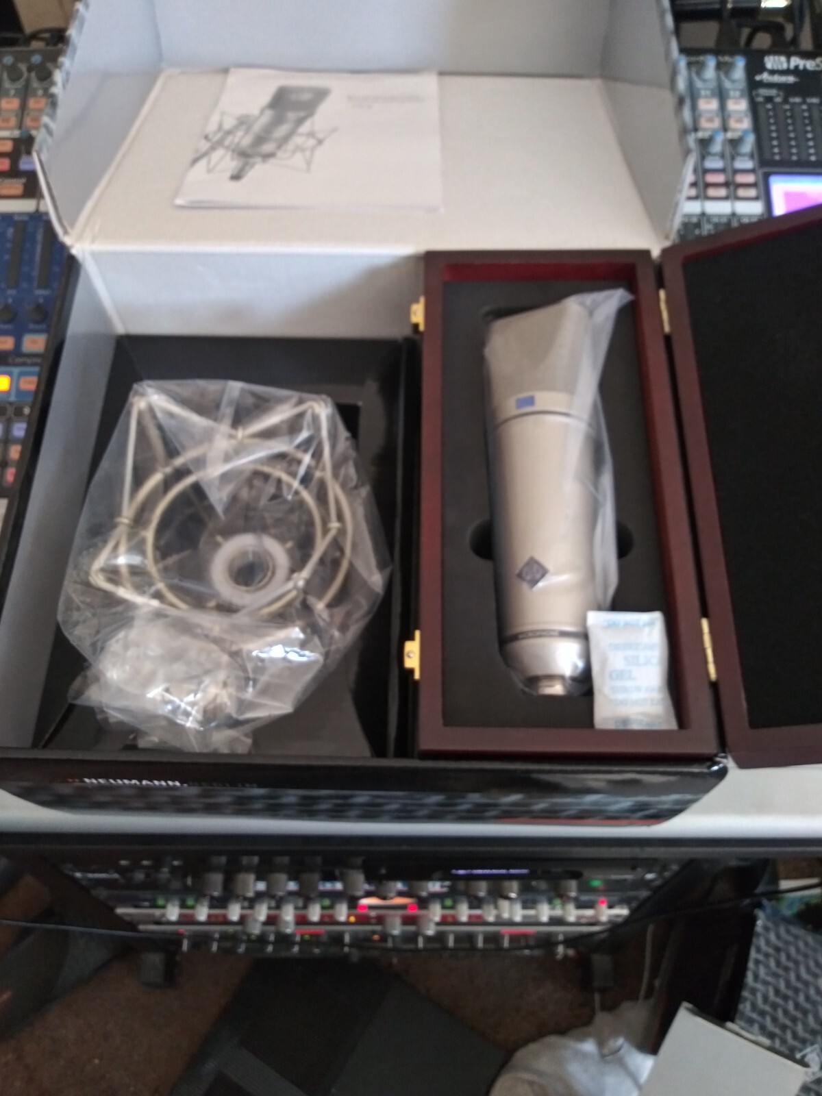 Neuman U87 large Diaphragm Condenser Microphone Set 639476315532 | eBay