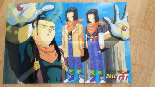Grand poster geant Dragon Ball C-17 Android Cyborg N°17 Lapis affiche ...