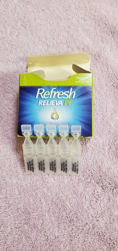 Refresh Relieva PF Preservative-Free Tears Lubricant 5 Single Vials Exp ...